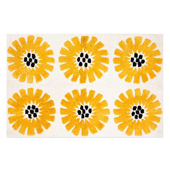 Painted Daisy Bath Rug - Mackenzie-Childs