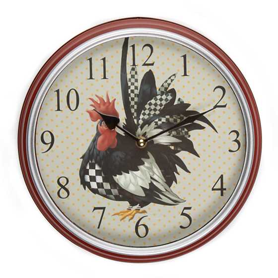 Rooster Wall Clock - Mackenzie-Childs