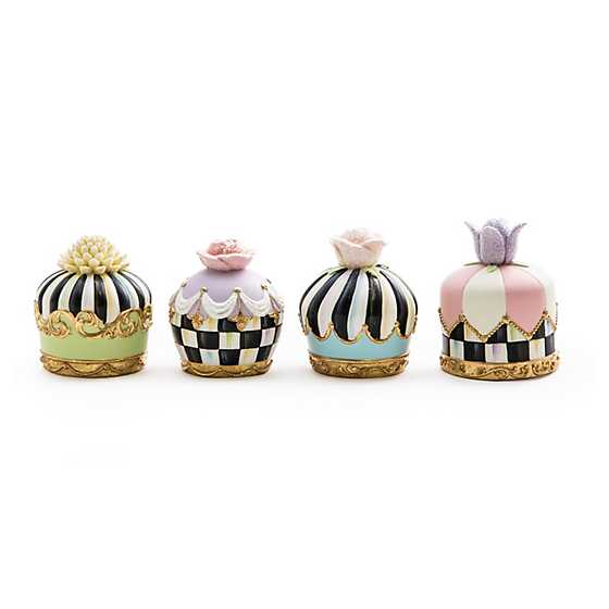 Rose Garden Petit Fours - Set of 4 - Mackenzie-Childs