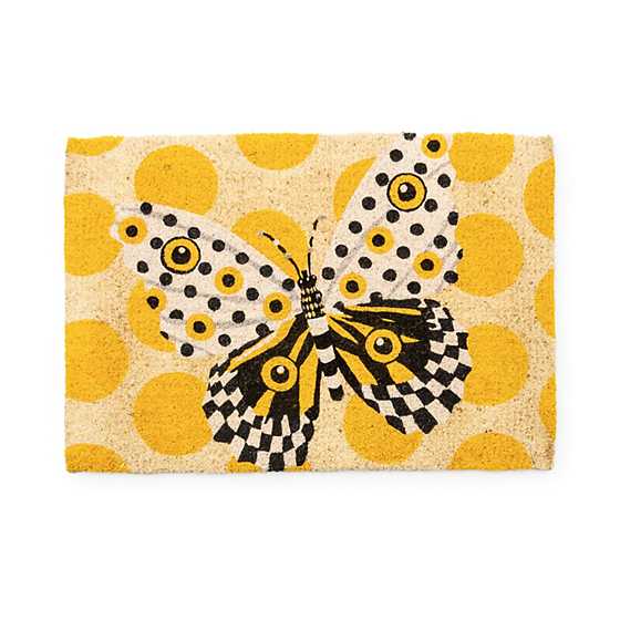Spot On Butterfly Entrance Mat - Mackenzie-Childs
