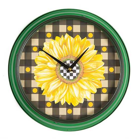 Sunflower Wall Clock - Mackenzie-Childs